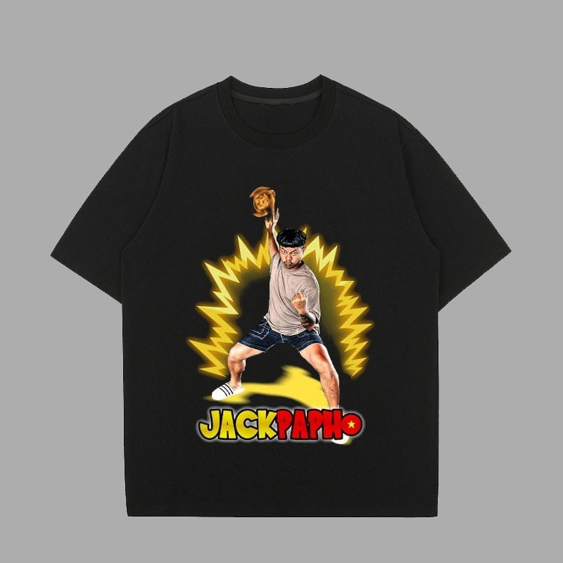 สวัสดีครับผมแจ็กแปปโฮ Jack Papho เสื้อยืดตลก | Shopee Thailand