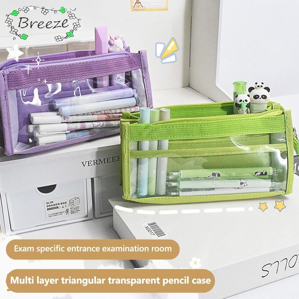 ดินสอ บรีซ , กระเป๋าใส่ปากกาสามเหลี่ยมความจุขนาดใหญ่, กระเป๋าเครื่อง ...