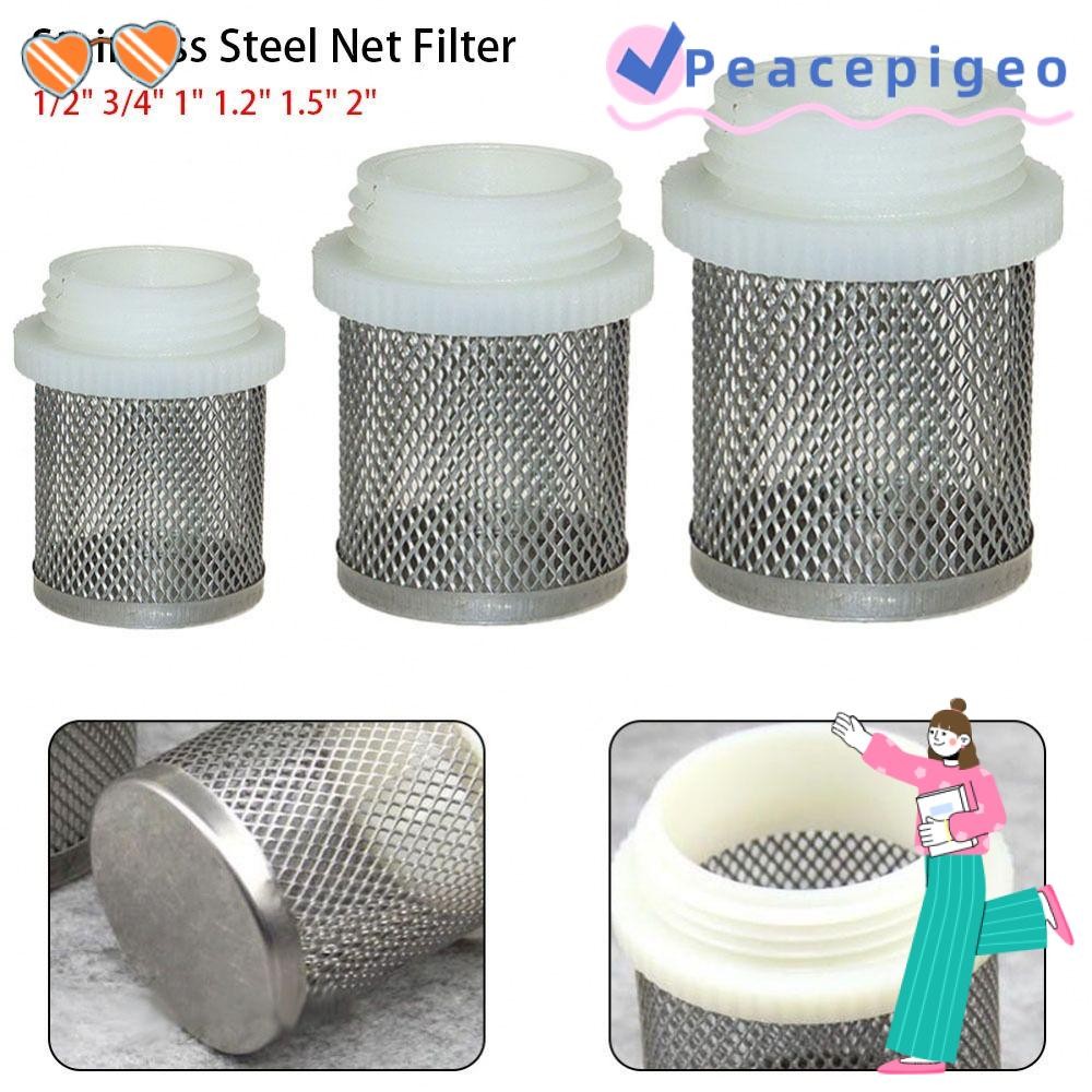 Peacepigeo 1 ชิ้นท่อกรอง, Joint Percolator Water Clean Mesh Screen Filter, ปั๊มน้ํา Fitting 304 ...