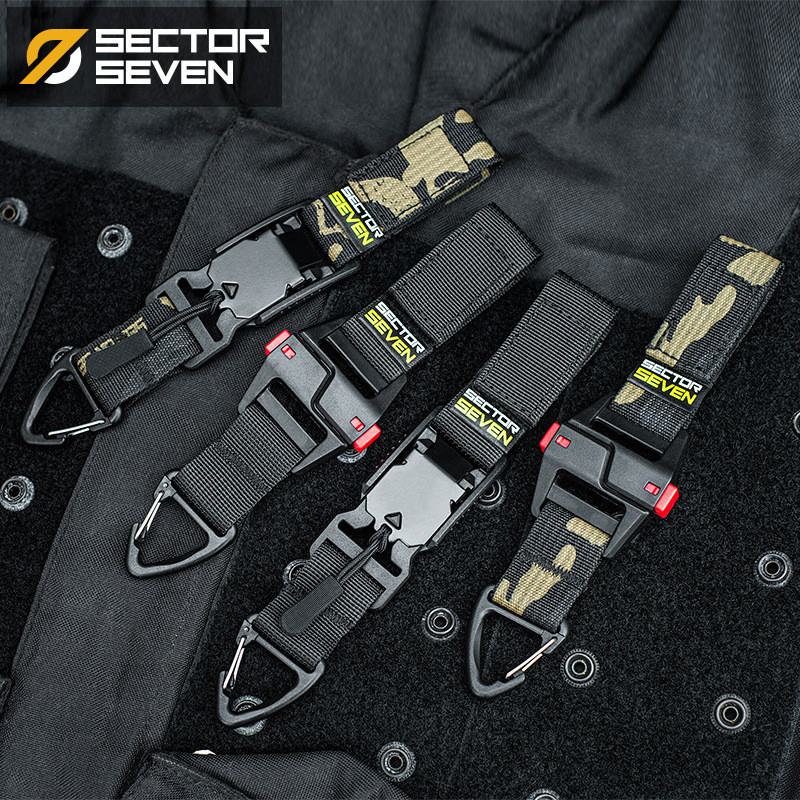 SECTOR SEVEN ยุทธวิธีอเนกประสงค์สามเหลี่ยม Quick Release Hook Buckle ...
