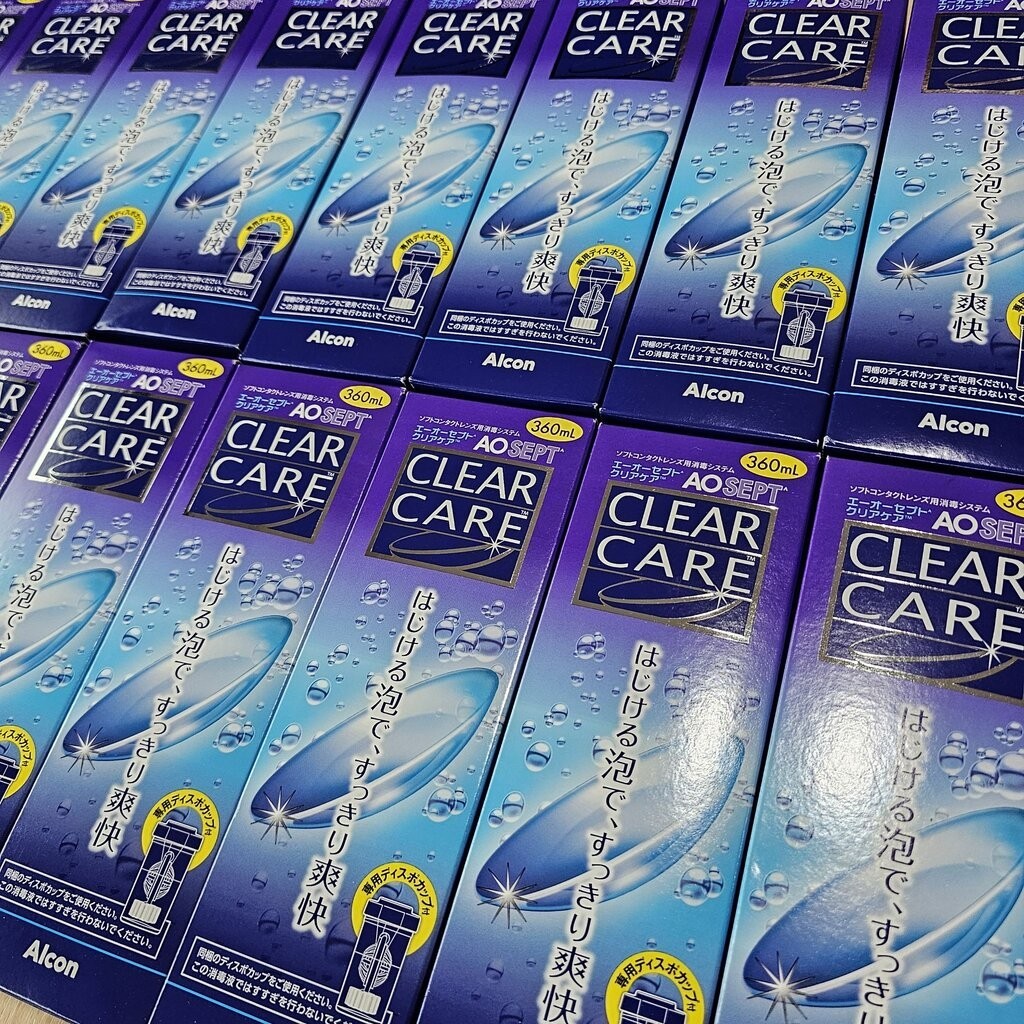 น้ำยาล้างคอนแทคเลนส์ AOSEPT Clear Care ขนาด 360ml. | Shopee Thailand