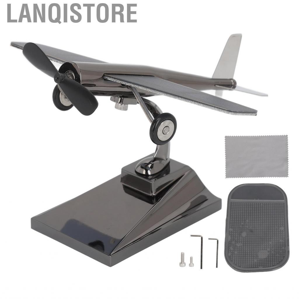 Lanqistore Solar Powered Aircraft Zinc Alloy Plastic Model Rotating ...