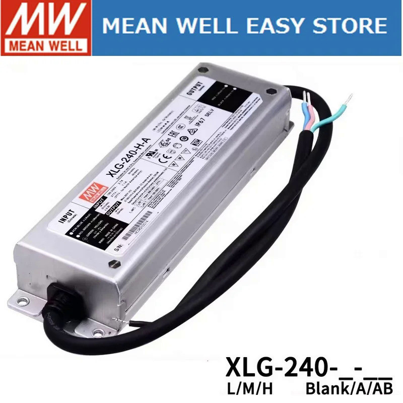 Mean WELL XLG-240 XLG-240-12-A XLG-240-24-A XLG-240-H-A XLG-240-LA XLG ...