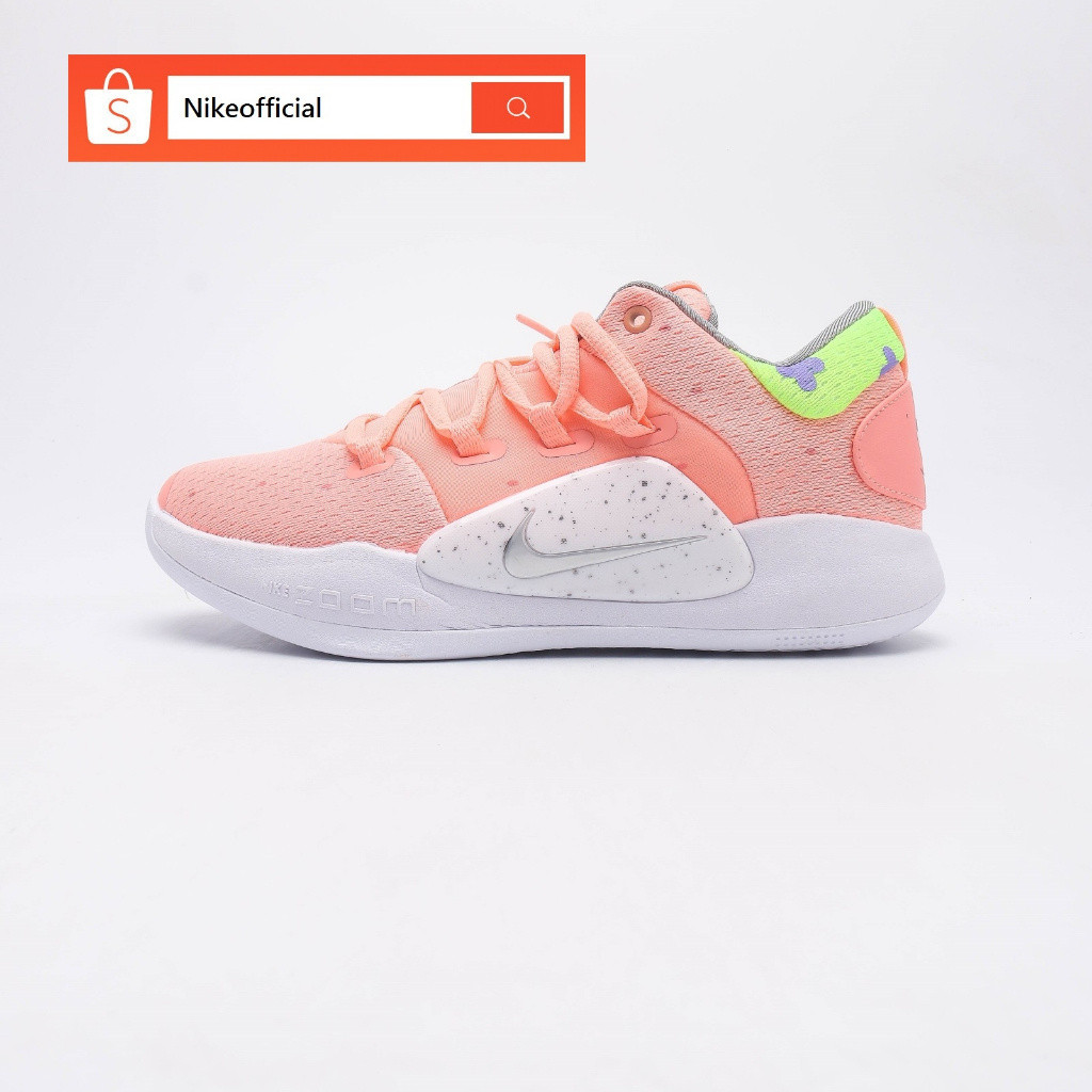 Nike Hyperdunk x Low EP รองเท้าผ้าใบลําลอง เหมาะกับการเล่นกีฬาบาสเก็ตบอล สีเหลือง สีชมพู สําหรับ ...