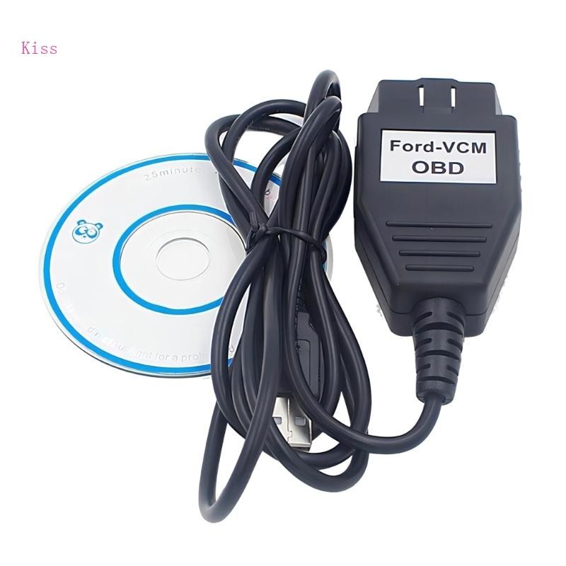 Kiss VCM OBD สําหรับเครื่องสแกนเนอร์ OBD2 VCM OBD Focom วินิจฉัยสาย ...