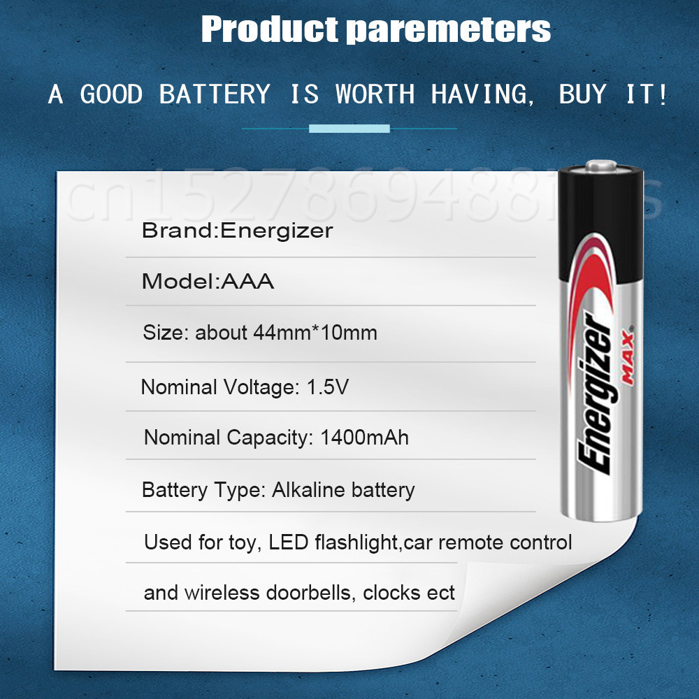 Energizer แบตเตอรี่อัลคาไลน์ 1.5V AA และ 1.5V AAA สําหรับไฟฉายของเล่น ...