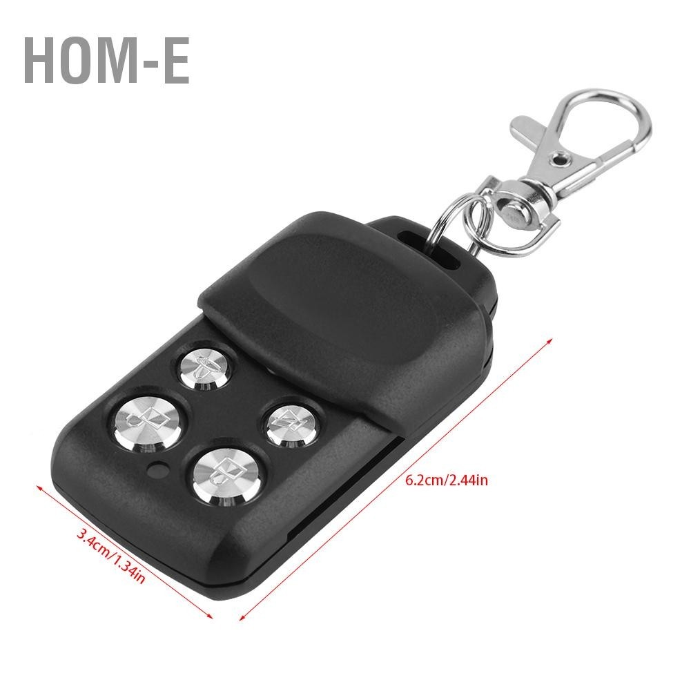 Hom-E ที่เปิดประตูโรงรถ 433MHz คัดลอกรีโมทคอนโทรล Universal Home Security Clone Duplicator ล็อค ...