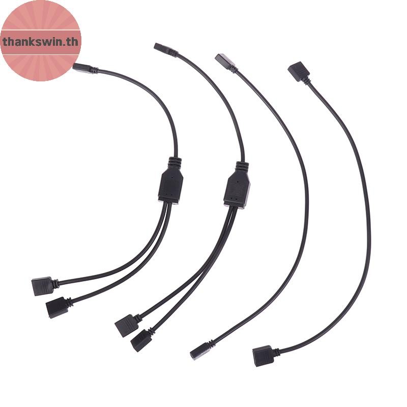 Thankswin 5V 3 Pin 12V 4pin ARGB Splitter Connector สายสําหรับ PC พัดลม ...