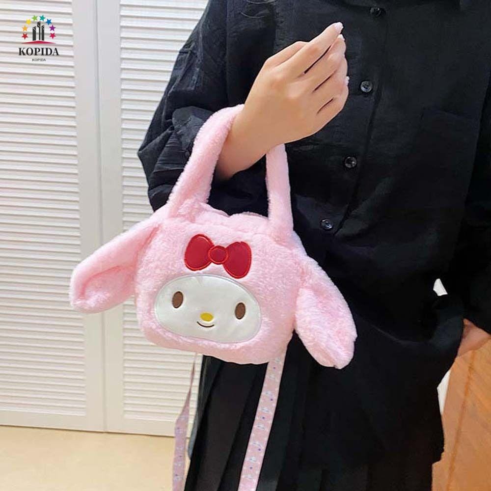 Willis Plush Melody กระเป๋าสะพาย, Cinnamoroll Bear Hello Kitty ข้อความ ...