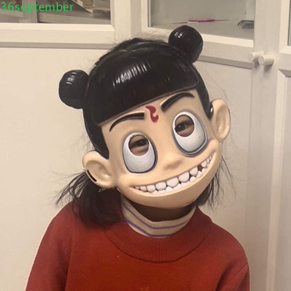 Sepember Nezha 2 หน้ากาก,คอสเพลย์อะนิเมะ Nezha Party หน้ากาก,แฟชั่น ...