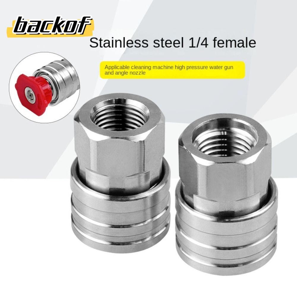 Backof 1/4 นิ้ว connector Couplers อุปกรณ์, สแตนเลสเงินเครื่องซักผ้า ...