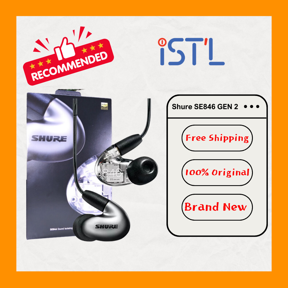Shure SE846 GEN 2 Sound Isolating Earphones | Shopee Thailand