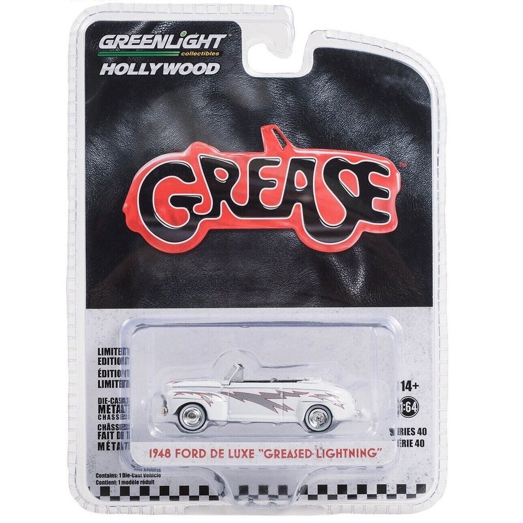 Greenlight 1/64 Hollywood Series 40 - Grease 1948 Ford De Luxe "Greased Lightning" 62010-A ...
