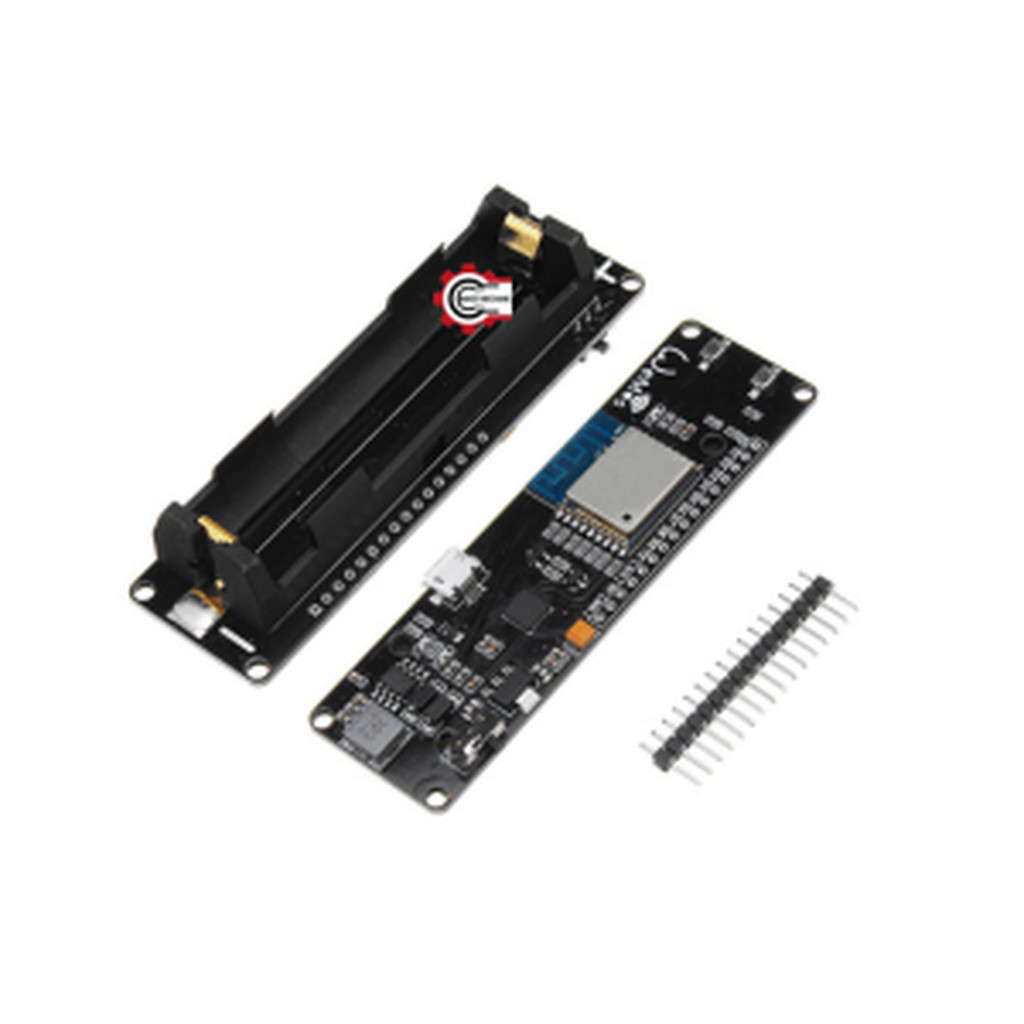 WeMos ESP-WROOM-02 + 18650 Battery Socket บอร์ด ESP8266 รุ่น ESP-WROOM ...