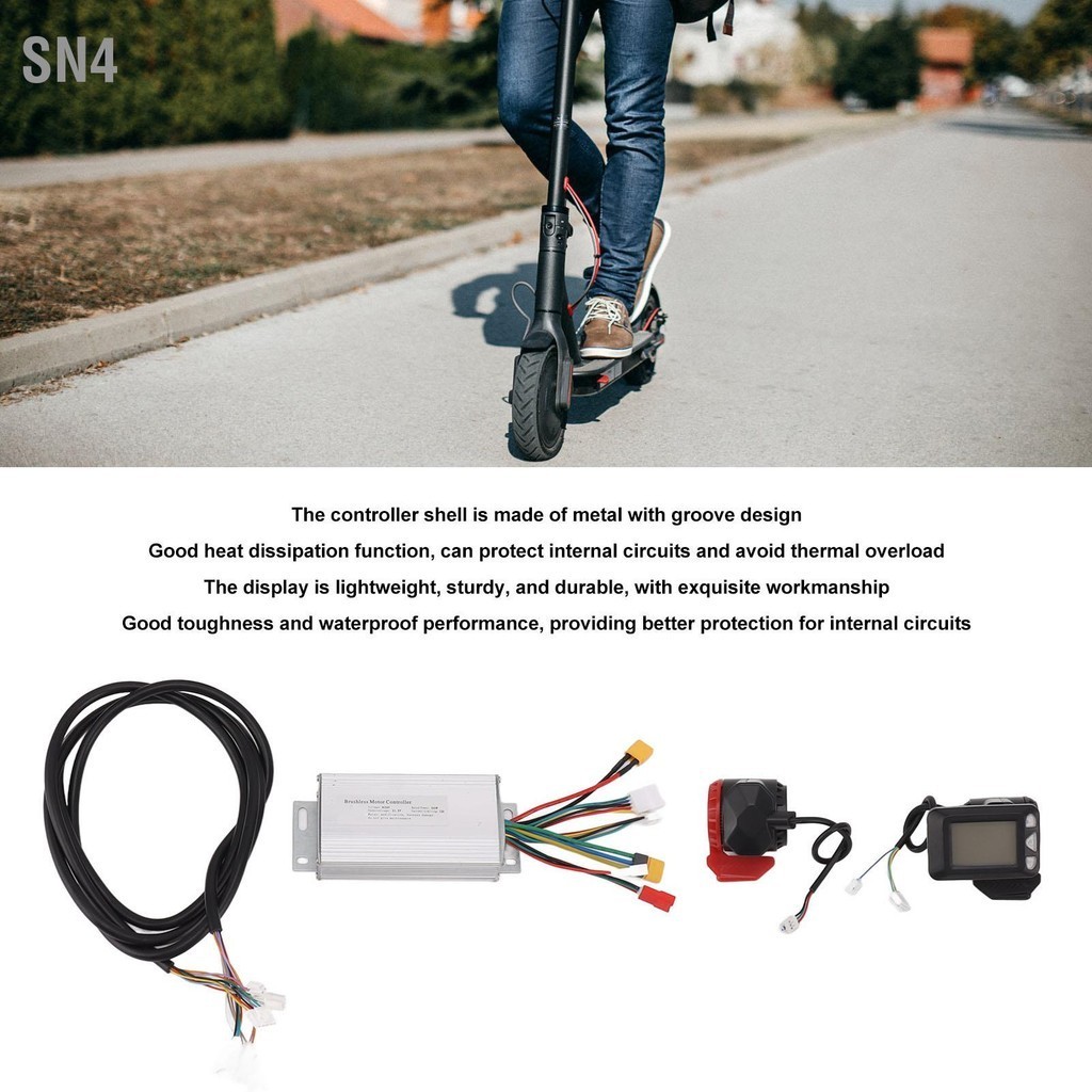 SN4 24V 250W Motor Speed Controllerไฟฟ้าสกู๊ตเตอร์Brushless Controller ...