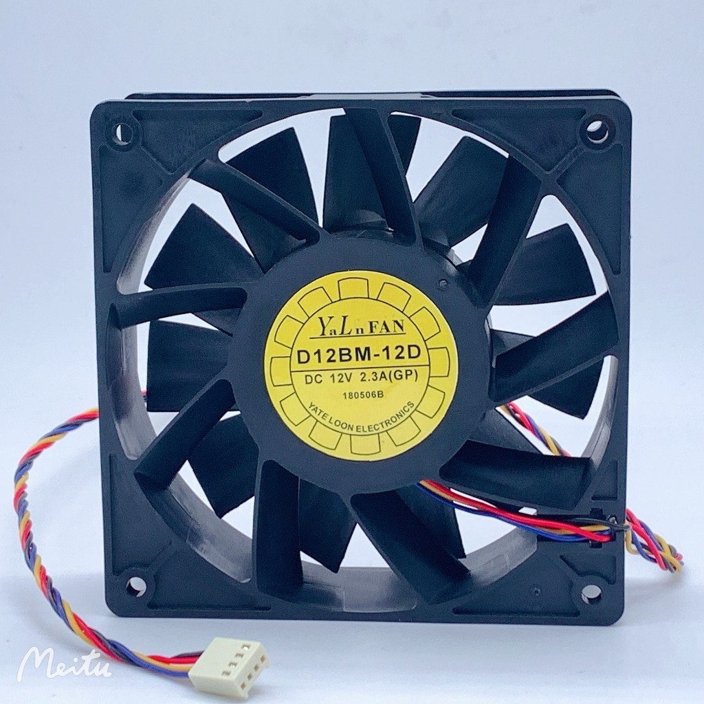 Yl Yuelun D12BM-12D พัดลมระบายความร้อน ความเร็วสูง 12V 2.3A 12 ซม.V DC | Shopee Thailand