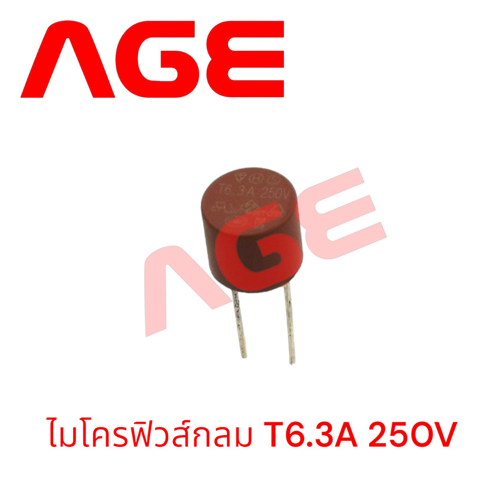 ไมโครฟิวส์กลม Micro FUSE T6.3A 250V | Shopee Thailand
