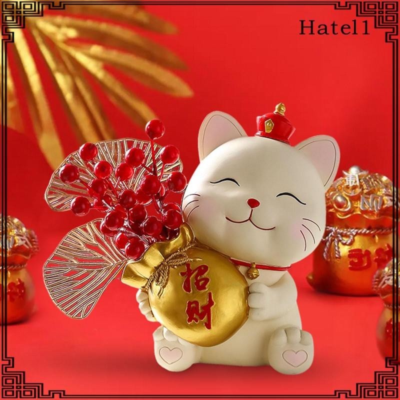 [Hatel] ฟิกเกอร์รูปปั้นแมวนําโชค สําหรับตกแต่งร้านอาหาร ห้องรับประทาน ...