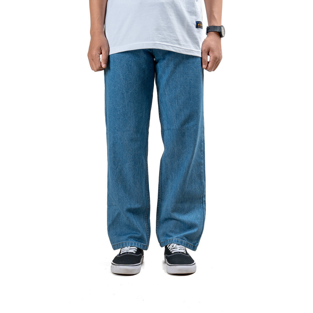 House of Smith Mens Denim Pants - Smith Basic Denim Sky Blue 2 | Shopee Thailand