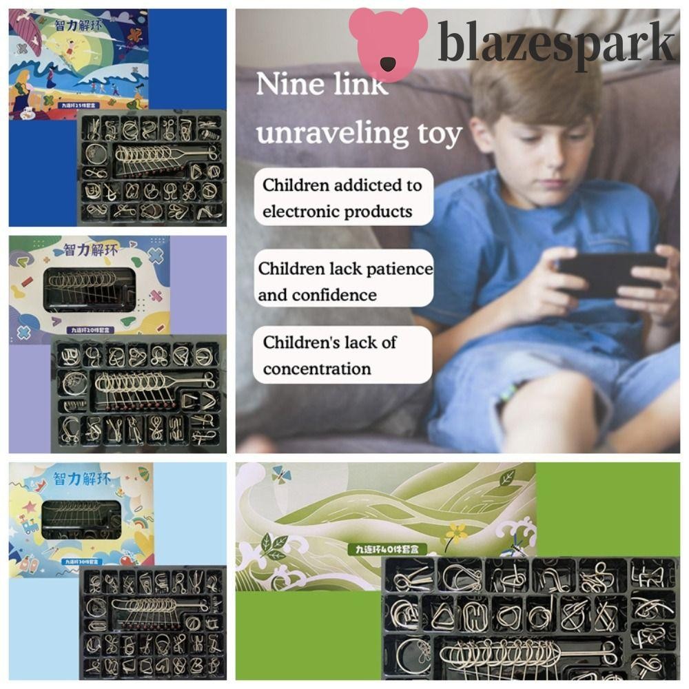 Blazespark โลหะลวดปริศนา Magic Trick ของเล่น, Luban ล็อคปลดล็อคของเล่น Luban ล็อค Magic Trick ...