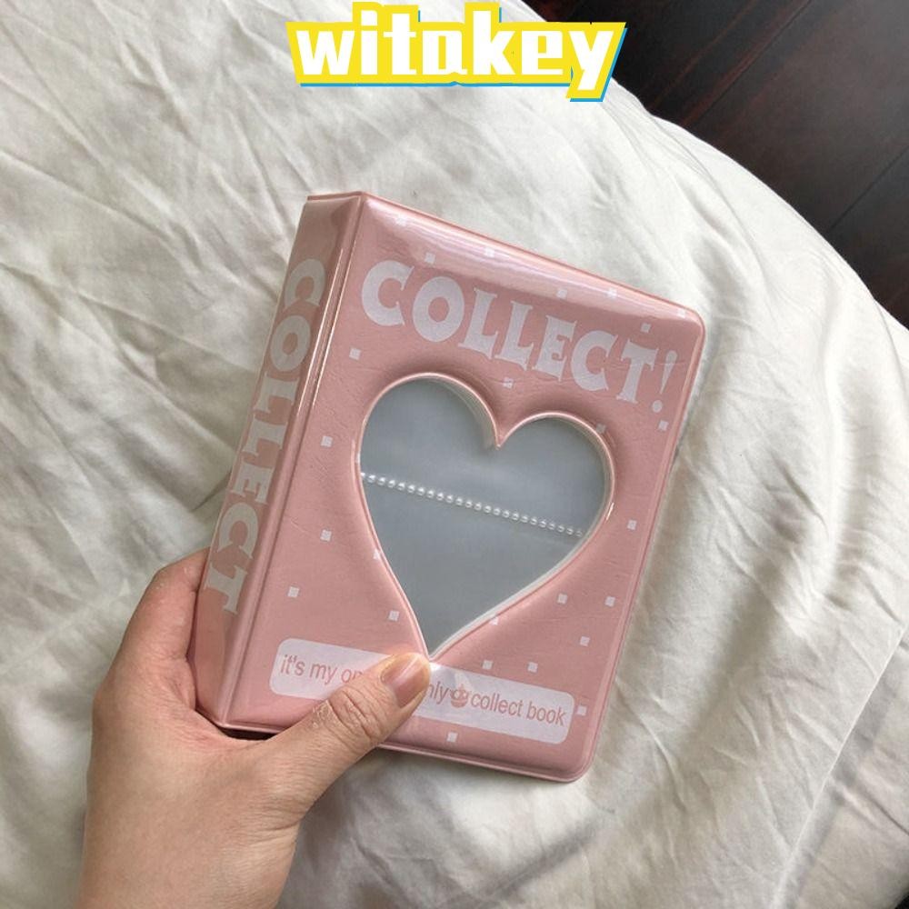 อัลบั้มภาพ WITAKEY, ที่ใส่โฟโต้การ์ด PVC กลวง, มินิหัวใจรัก 64 กระเป๋าสมุดนามบัตรผู้ชาย | Shopee ...