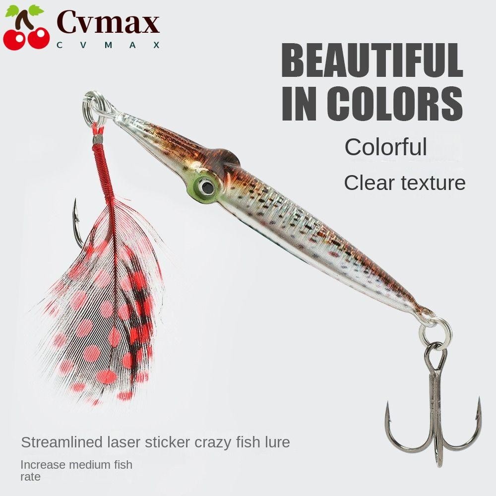 Cvmax เหยื่อตกปลาหมึก แบบแข็ง จมโลหะ เหมือนจริง สําหรับตกปลา | Shopee Thailand