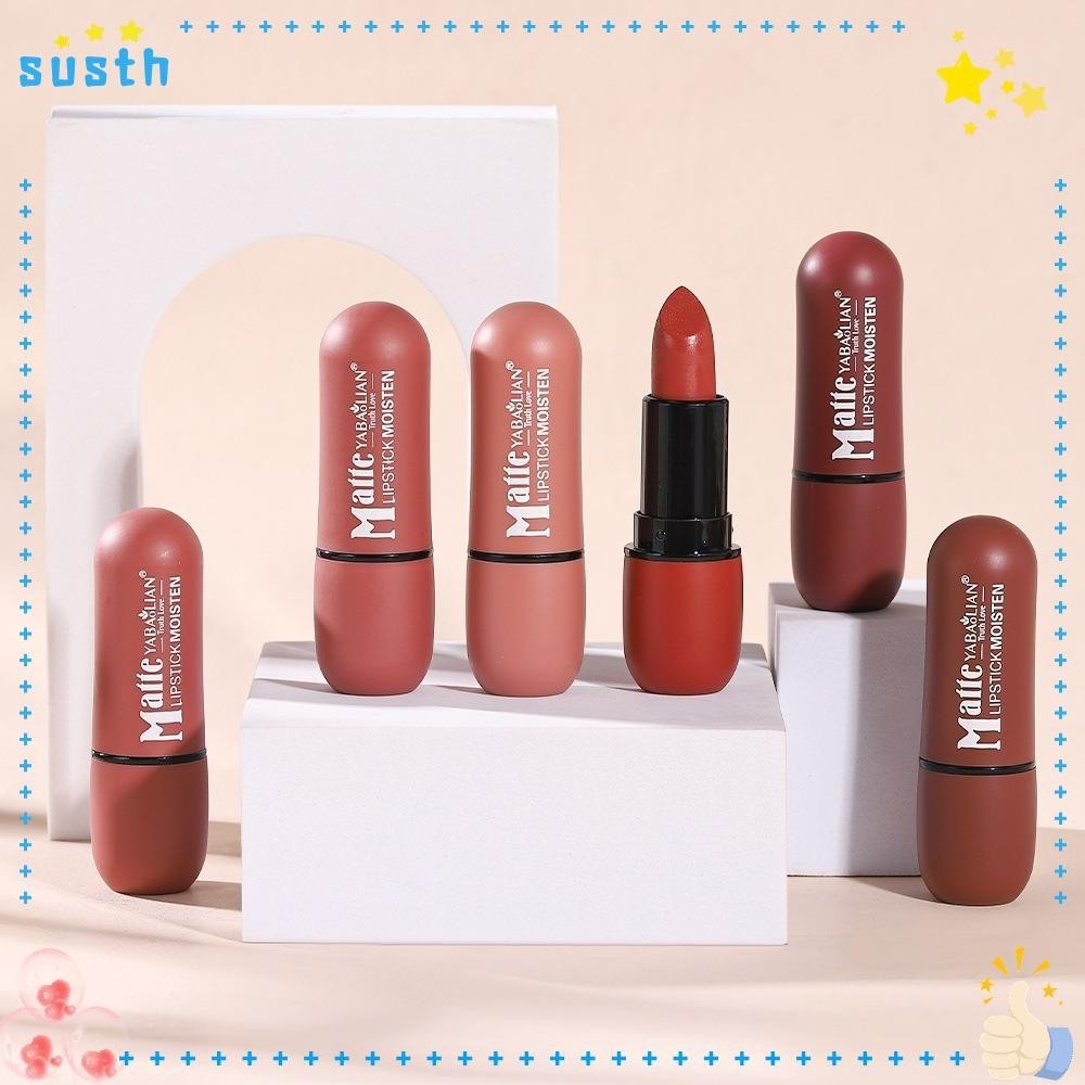 Susth ลิปสติก เนื้อแมตต์ กันน้ํา ให้ความชุ่มชื้น 6 สี | Shopee Thailand
