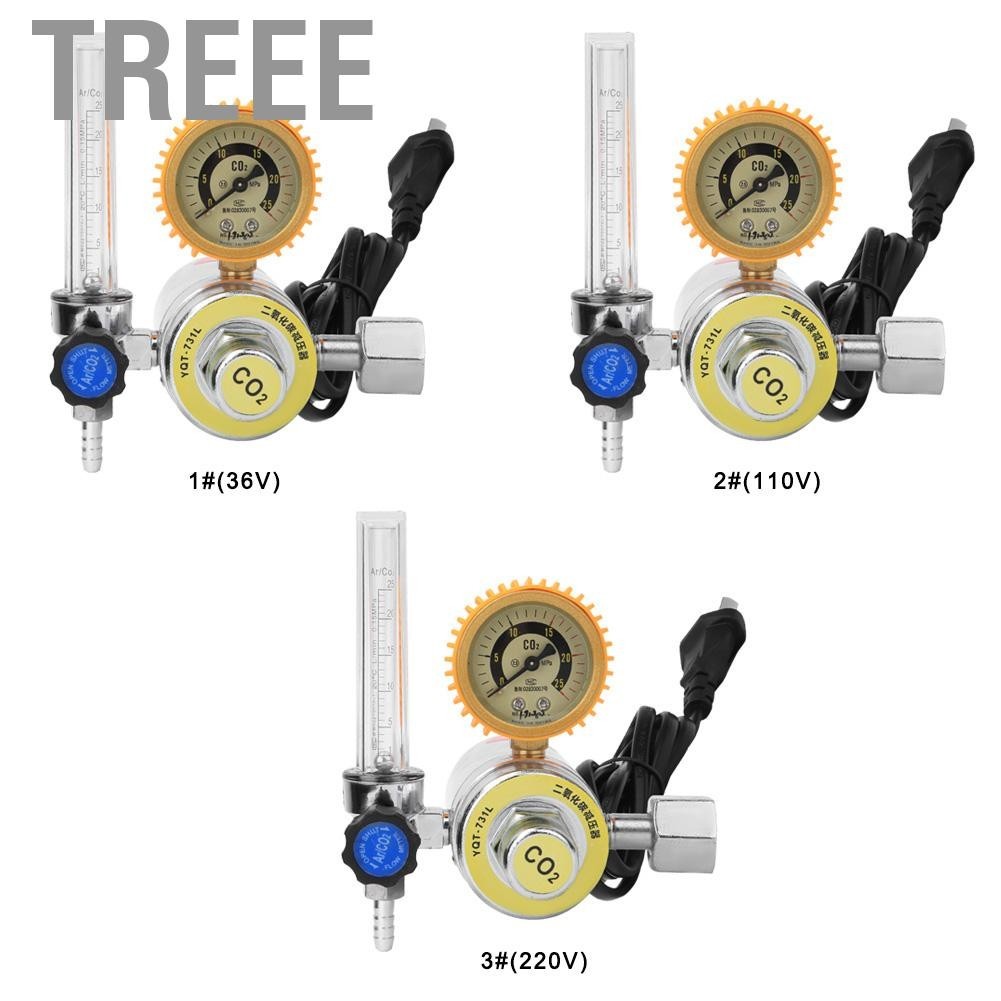 Treee CO2 Regulator Pressure Carbon Dioxide Reducer Female Thread G5 ...
