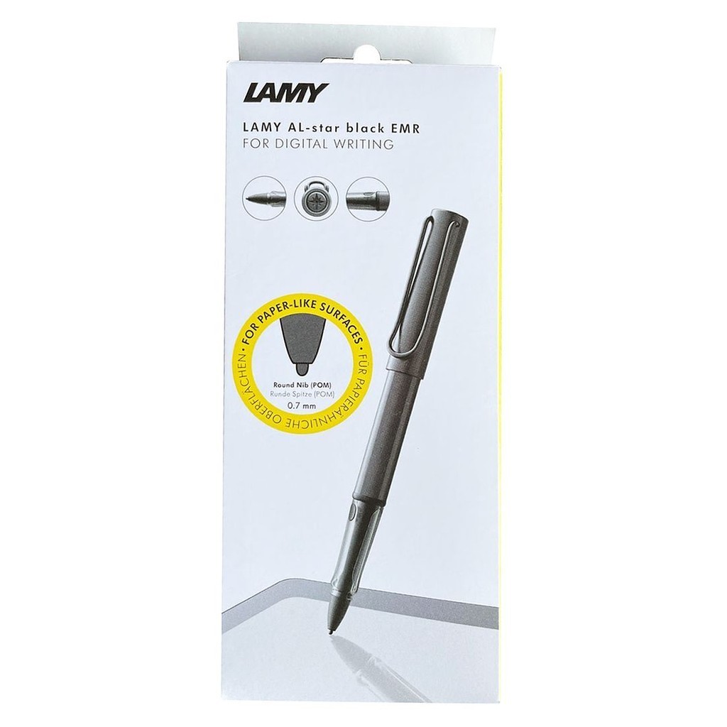 LAMY AL-star black EMR Stylus for Digital Writing - 0.7mm Round Nib ...