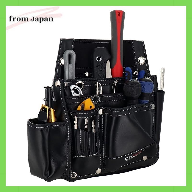 Sankyo Corporation DBLTACT Genuine leather tabletop nail bag, 2-deck, with sumi-tsubo case ...