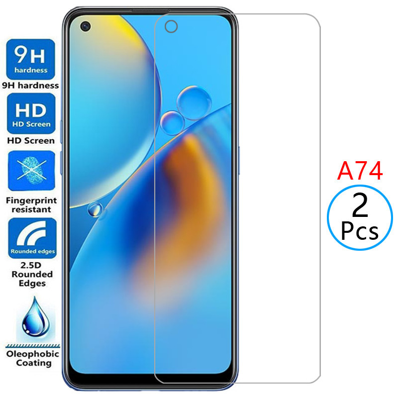 ฟิล์มกระจกนิรภัยกันรอยหน้าจอ สําหรับ oppo a74 4g 5g oppoa74 a 74 74a 9h ...