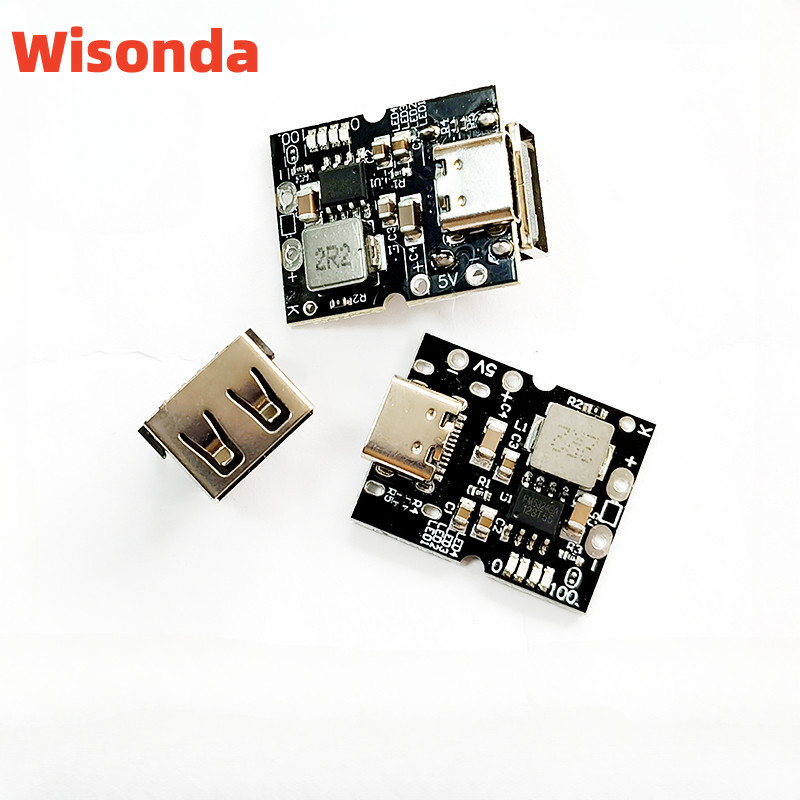 Type-c USB 5V 2A Boost Converter Step-Up โมดูลพลังงานแบตเตอรี่ลิเธียม ...