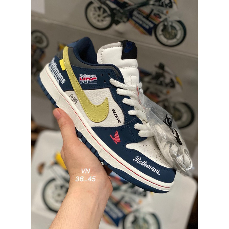 Nike Dunk Low NSR250 Rothmans รองเท้าผ้าใบลําลอง (ไซซ์ 36-45) | Shopee ...