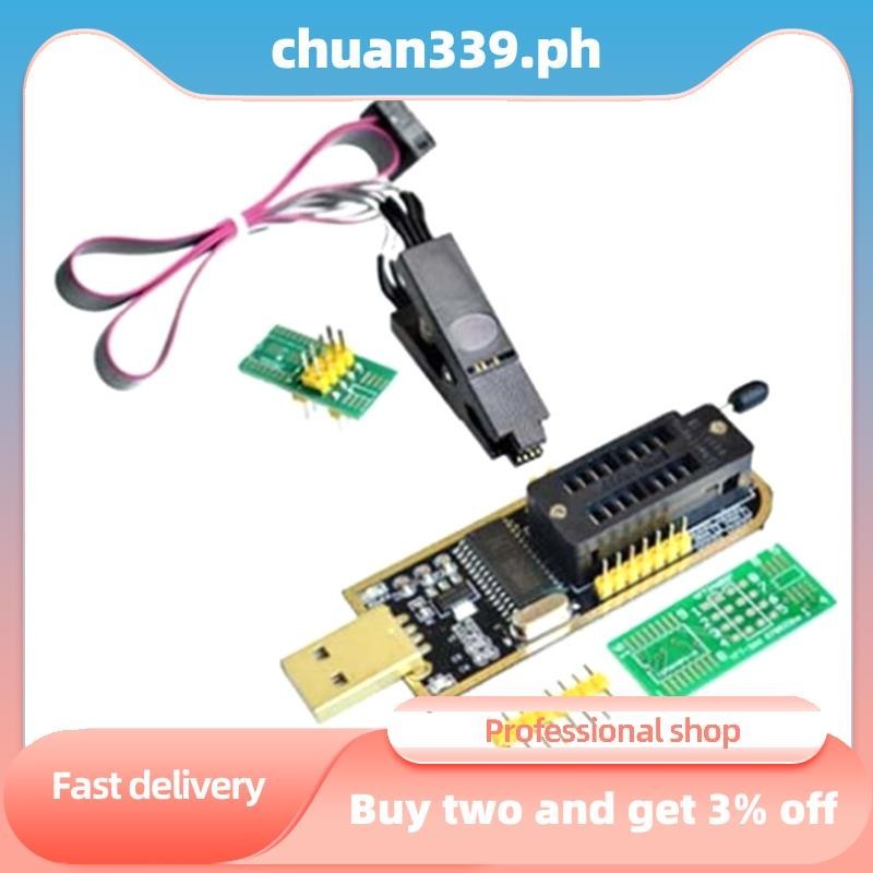 Zjth โมดูลโปรแกรมเมอร์ CH341A 24 25 Series EEPROM Flash BIOS USB พร้อมคลิปหนีบทดสอบ | Shopee ...