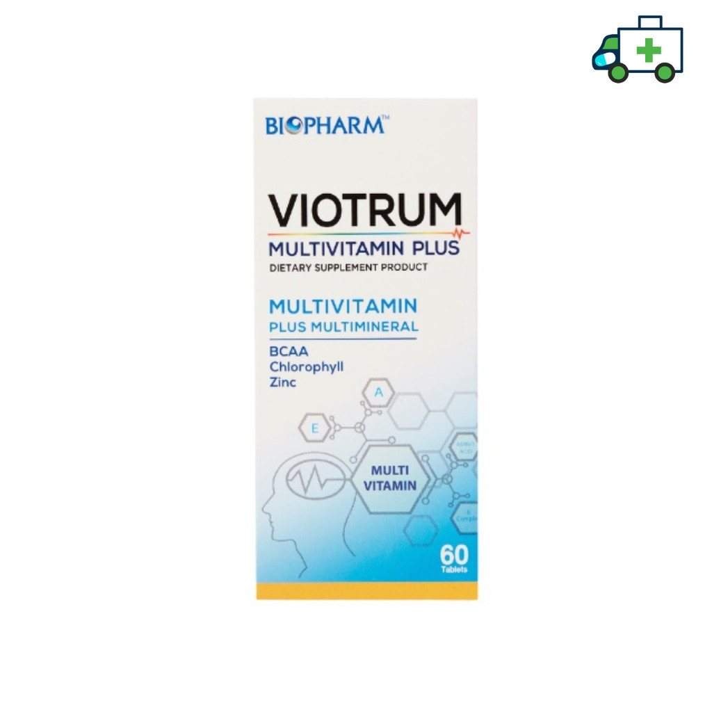 BIOPHARM Viotrum Multivitamin Plus ไวโอทรัม มัลติวิตามิน พลัส ขนาด 60 ...
