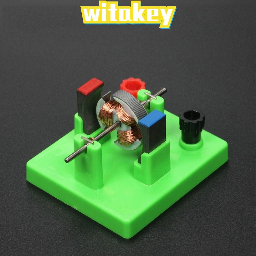 Witakey DC มอเตอร์ไฟฟ้ารุ่น, DIY ABS + โลหะการทดลองฟิสิกส์ Aids, Creative สีเขียวการศึกษาของเล่น ...