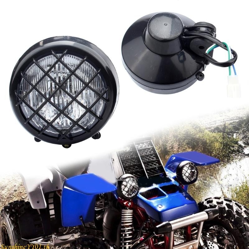 Sun รถจักรยานยนต์ Dirt Bike ATV Grill ไฟหน้า 18W สําหรับ YamahaBanshee ...