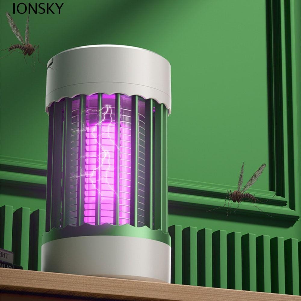 โคมไฟกันยุง IONSKY, เครื่องดักยุงกันกระแทกไร้สาย, อุปกรณ์จับแมลงแรงดัน ...