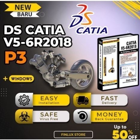 [VIDEO] DS CATIA P3 V5 - 6R2018 SP6 Lifetime For Windows (64-Bit) | Shopee Thailand