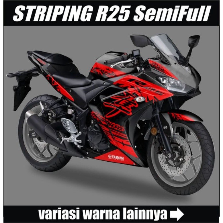 Yamaha R25 Striping Custom Design Brakes/Yamaha R25 สติ๊กเกอร์ติด ...