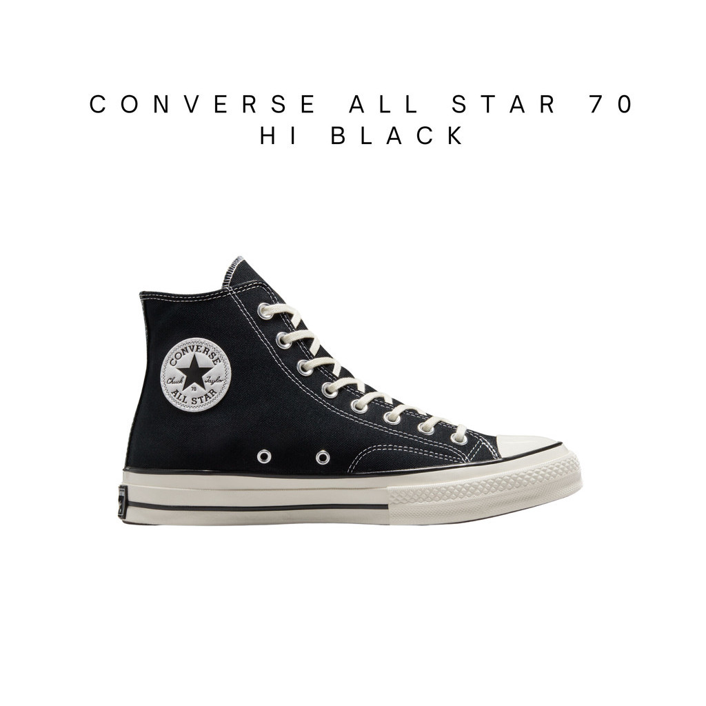 ⭐ e-Tax ⭐ CONVERSE ALL STAR 70 HI BLACK 162050C | Shopee Thailand