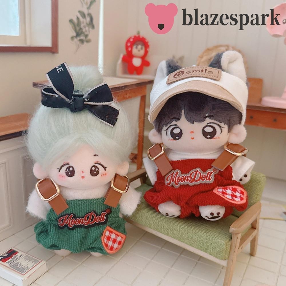 Blazespark 1 ชุดนั่ง Labubu ตุ๊กตาเสื้อผ้า, กางเกงสายคล้อง Dress Up Labubu Time ตุ๊กตาผ้า, ของ ...