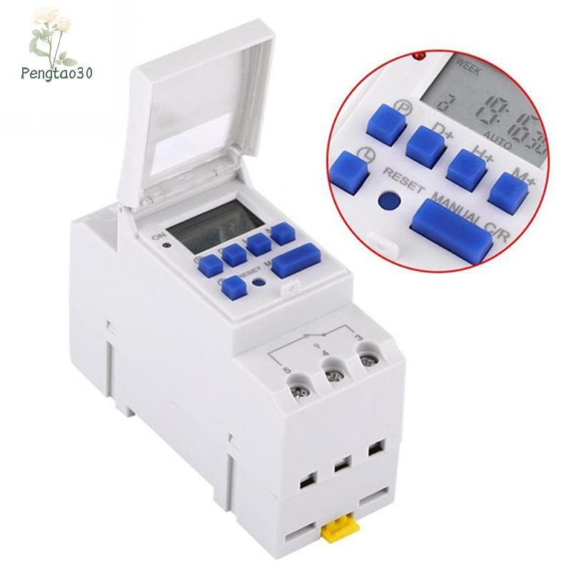 [Eao] Thc15a Electronic Digital Timer Switch Relay Control 220V 12V 24V 110V [TH] | Shopee Thailand