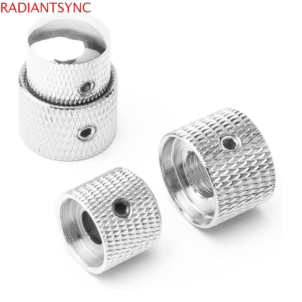 Radiantsync 3 ชิ้น Dual Concentic Stacked ปุ่มควบคุม, Domed/แบนสองชั้น 2 ใน 1 ปริมาณปุ่มควบคุม ...