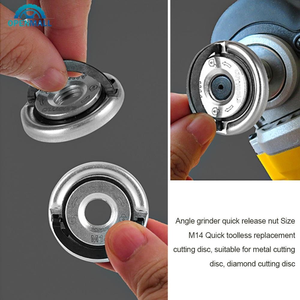 OPP M14 เครื่องบดมุม Quick Release Self-Locking เครื่องบดกดแผ่นหน้าแปลน ...