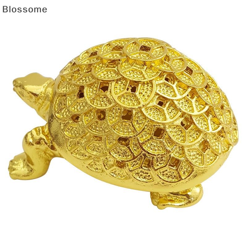 Blossome Golden Money Turtle กระถางธูปพร้อมฝาปิดโลหะผสมเต่าสัตว์เล็ก ...