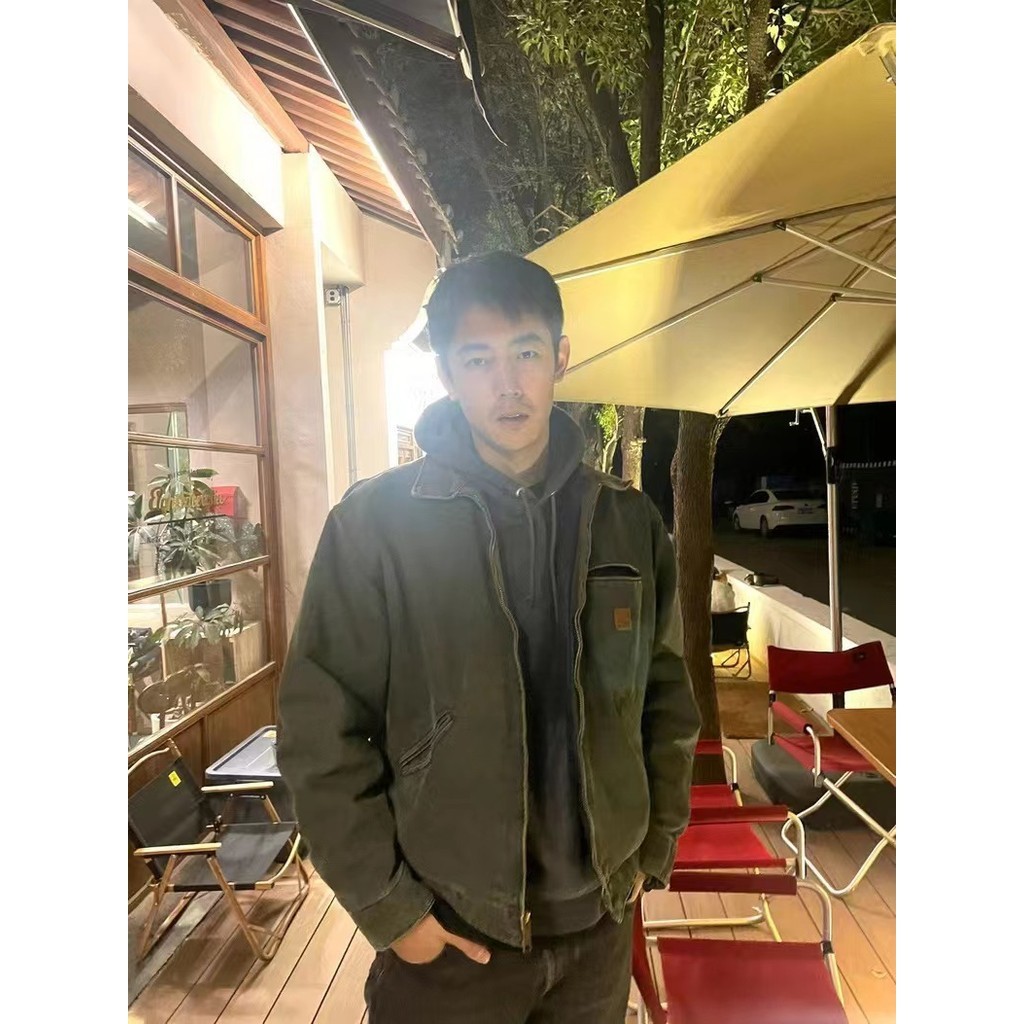 Kmxj Carhartt Mid-Ancient J97 Ready-to-Wear Washed Overalls Jacket ...