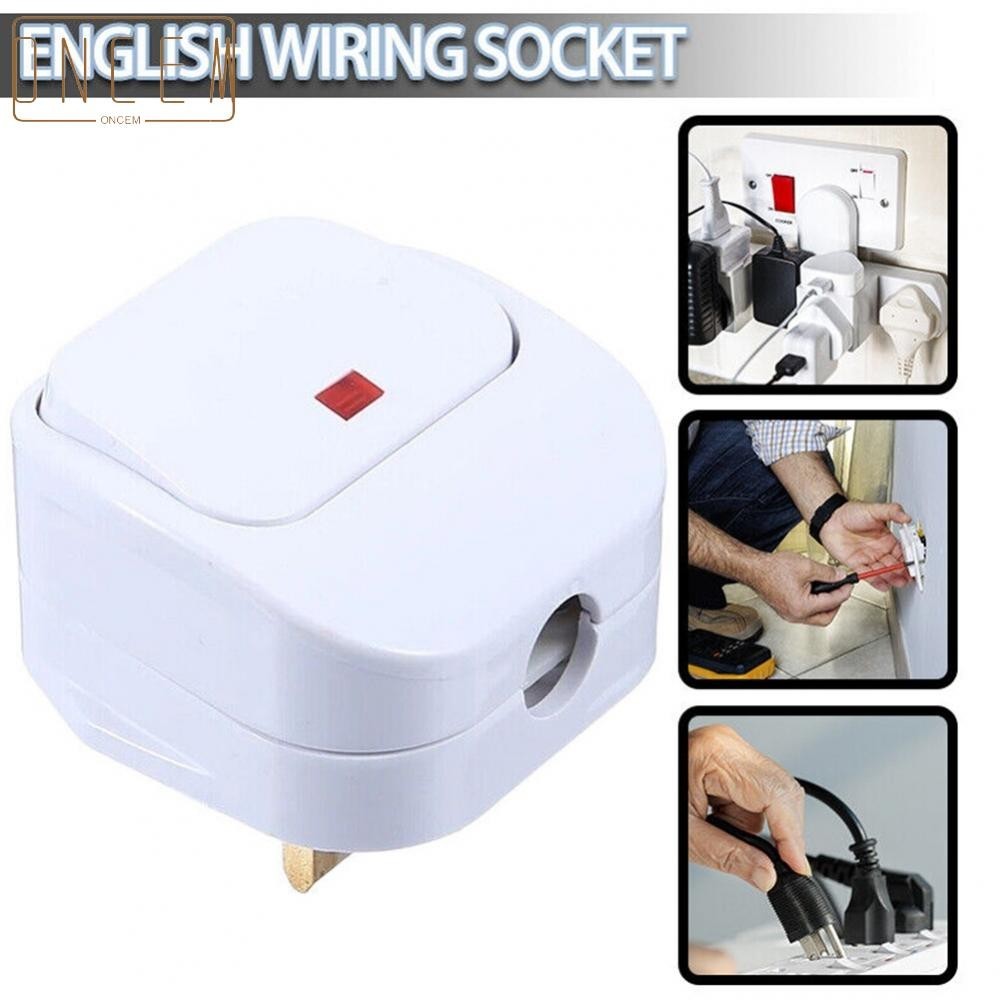 【Final Clear Out】Plug 13A 250V 3 Pin AC Detachable Hong Kong Conversion ...
