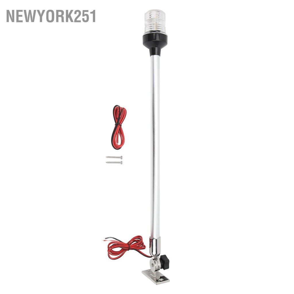 Newyork251 22inเรือAnchor Light 360 ° LED Stern Pole 316 ฐานสแตนเลส ...