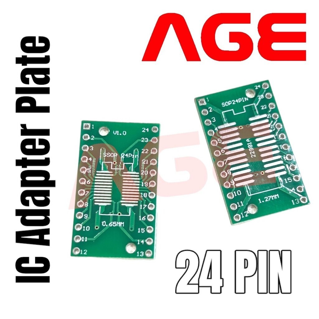 SOP24 SSOP24 TSSOP24 TO DIP-24 PIN IC Adapter Plate Adapter Socket | Shopee Thailand
